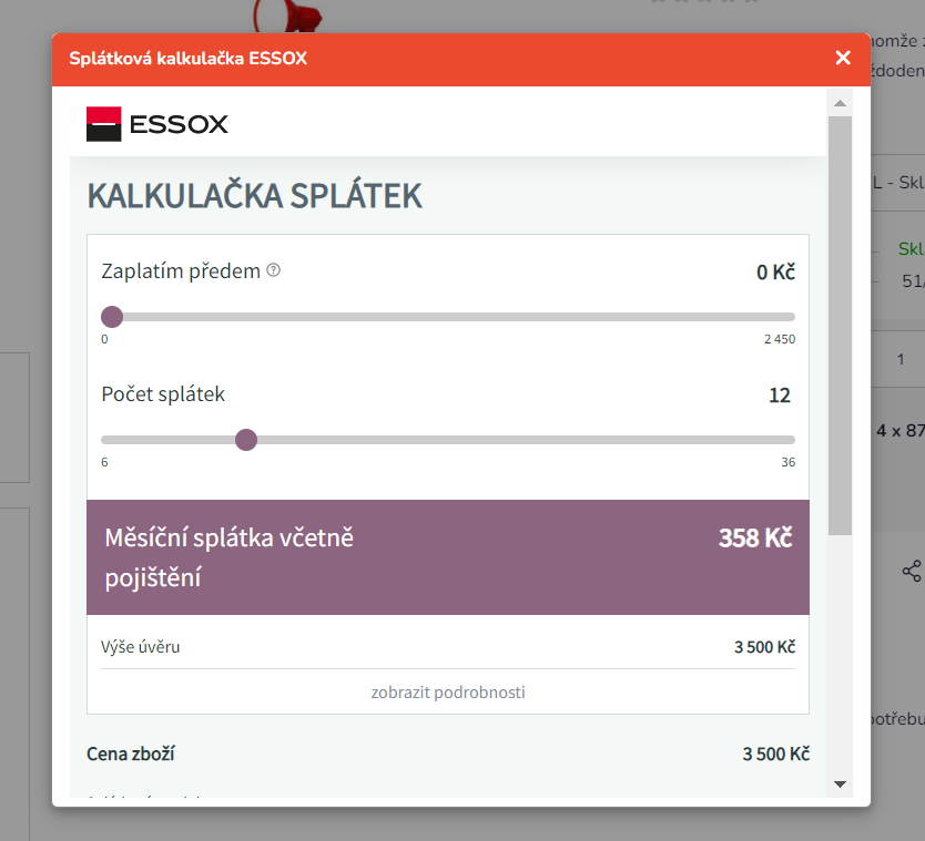 Shoptet | ESSOX – Spotřebitelské financování